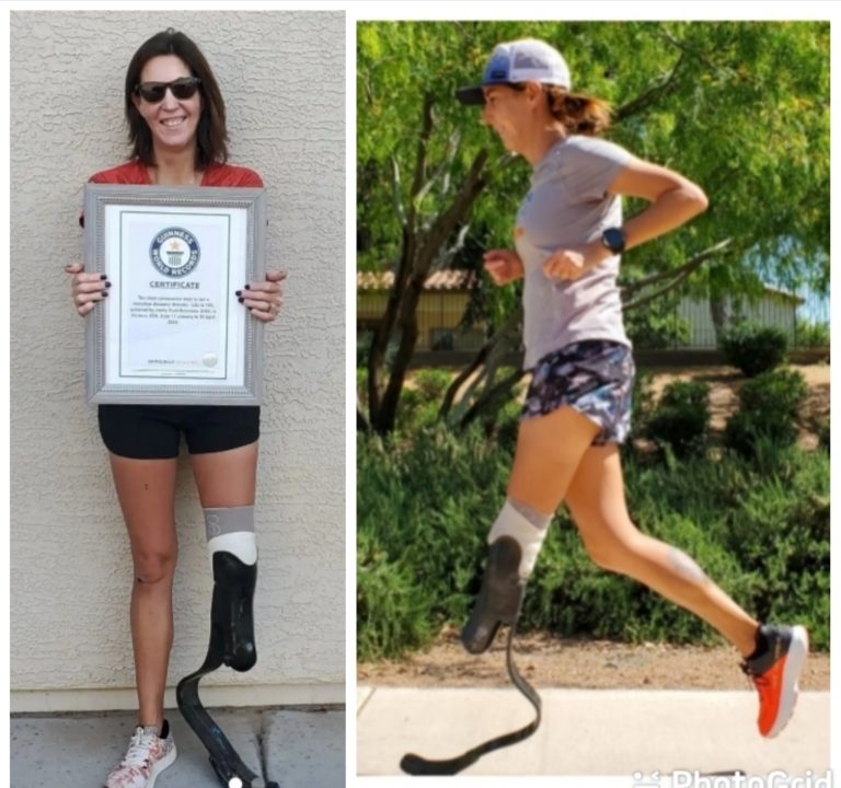 Guinness World Record: Amputee Woman Runs 104 Marathons In 104 Days ...